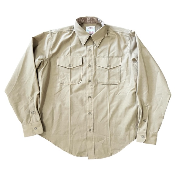 Shirts | Creighton Usmc Marine Corps Long Sleeve Mens Uniform Khaki ...